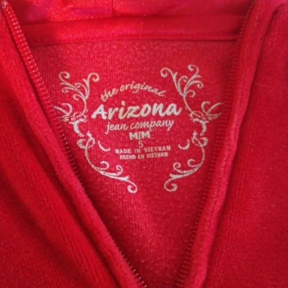 Arizona Jean Company | Jackets & Coats | Red Fuzzy Jacket | Poshmark